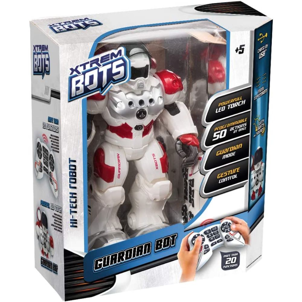 Xtrem Bots - Blue Rocket Guarian Bot – Toys4me