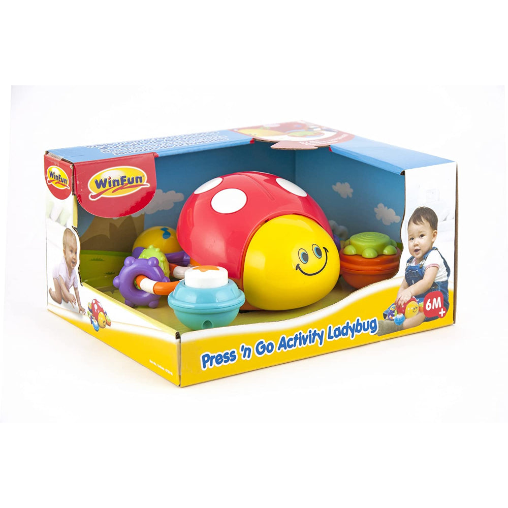 Winfun Press 'N Go Activity Ladybug – Toys4me