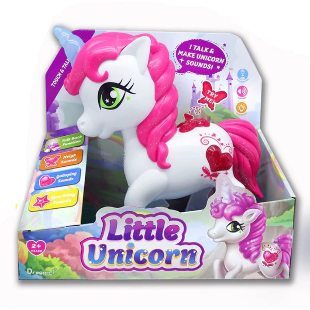 Little Unicorn Touch and Talk Interactive Toy – Toys4me