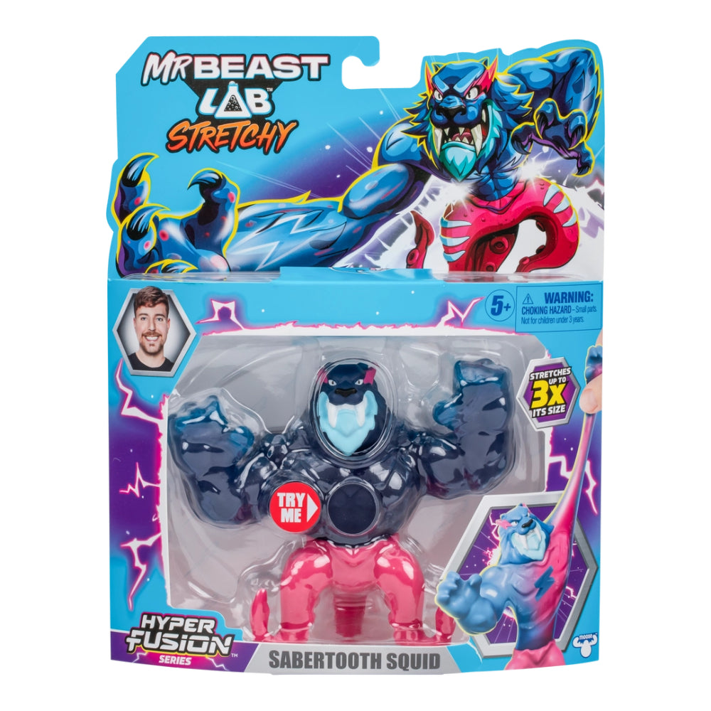 Mr. Beast Lab S3 Stretchy Hero Sabertooth Squid – Toys4me
