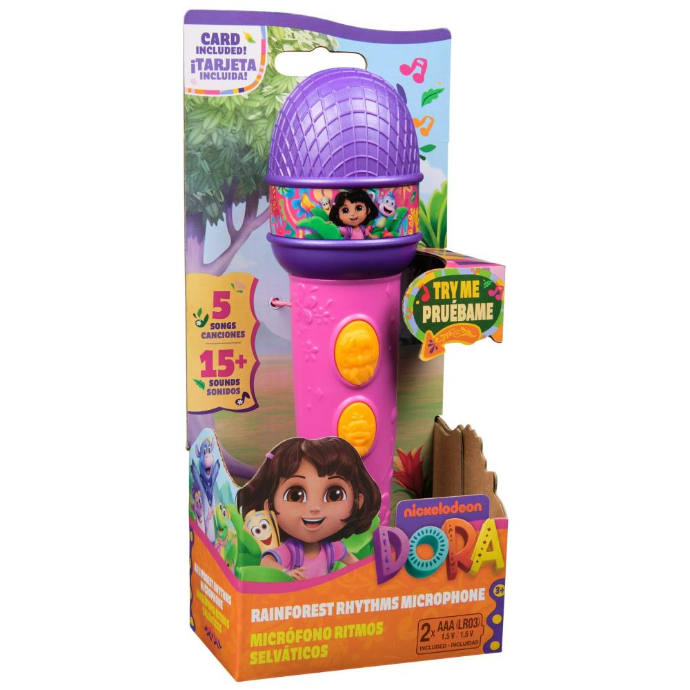 Dora The Explorer Rainforest Rhythms Microphone – Toys4me