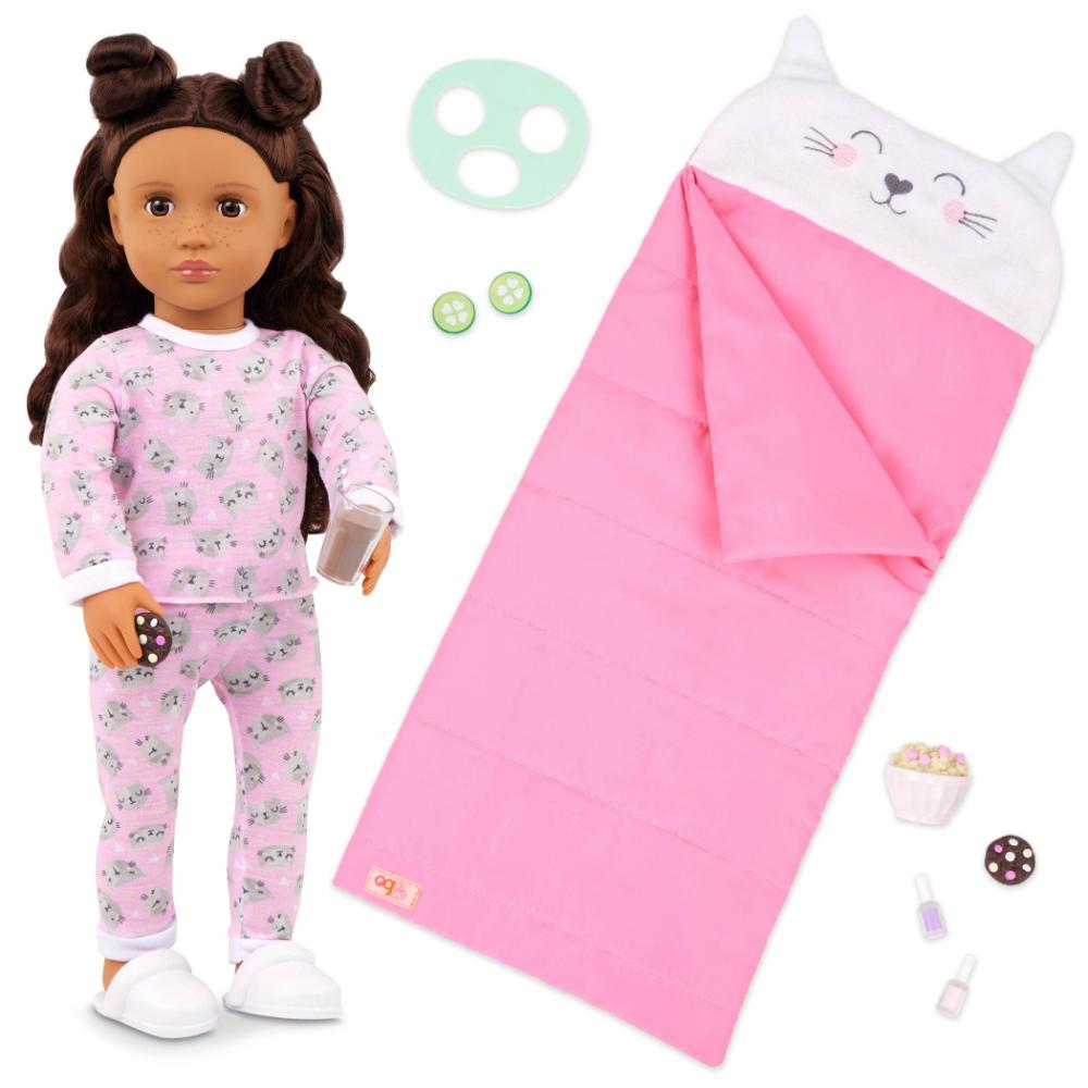 Our Generation Activity Sleepover Doll W/Sleeping Bag – Toys4me