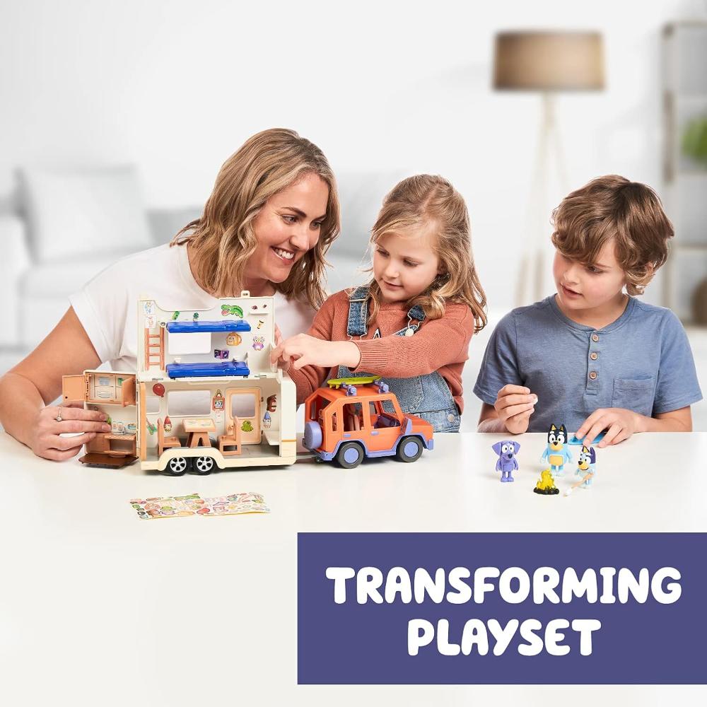 Bluey & Camp Van Playset – Toys4me