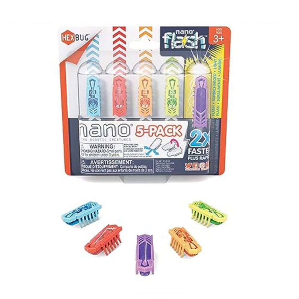 Hexbug Nano Flash 5 Pack – Toys4me