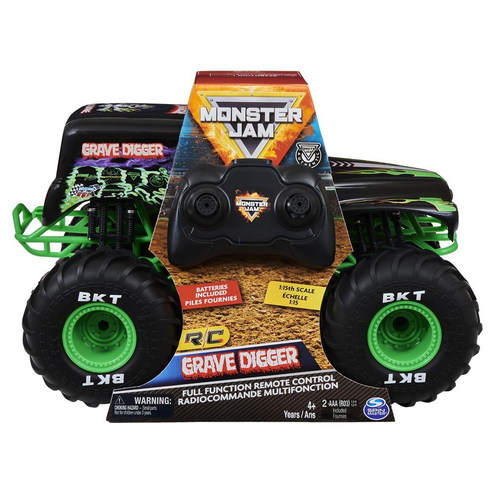 Monster Jam Rc Grave Digger – Toys4me