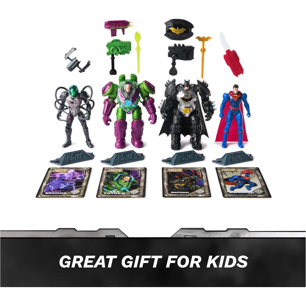 DC Metal Force 4In Team Up Brainiac and Lex Luthor vs Batman and Super ...