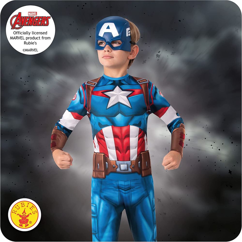 Rubies Captain America Children Costume - Medium – Toys4me