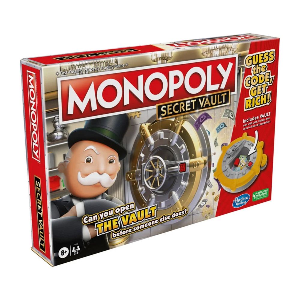 Monopoly Secret Vault Board Game – Toys4me