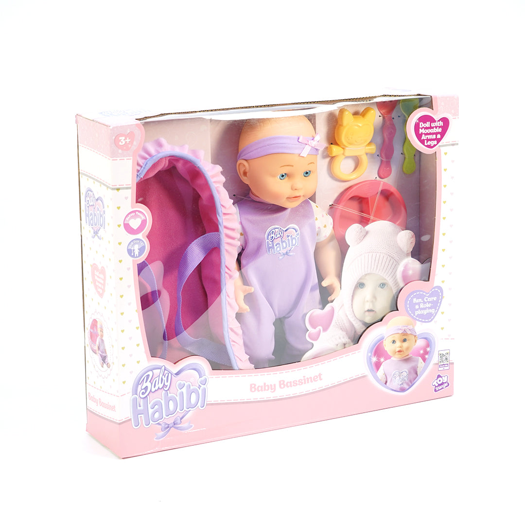 Baby Habibi Doll Baby Bassinet – Toys4me