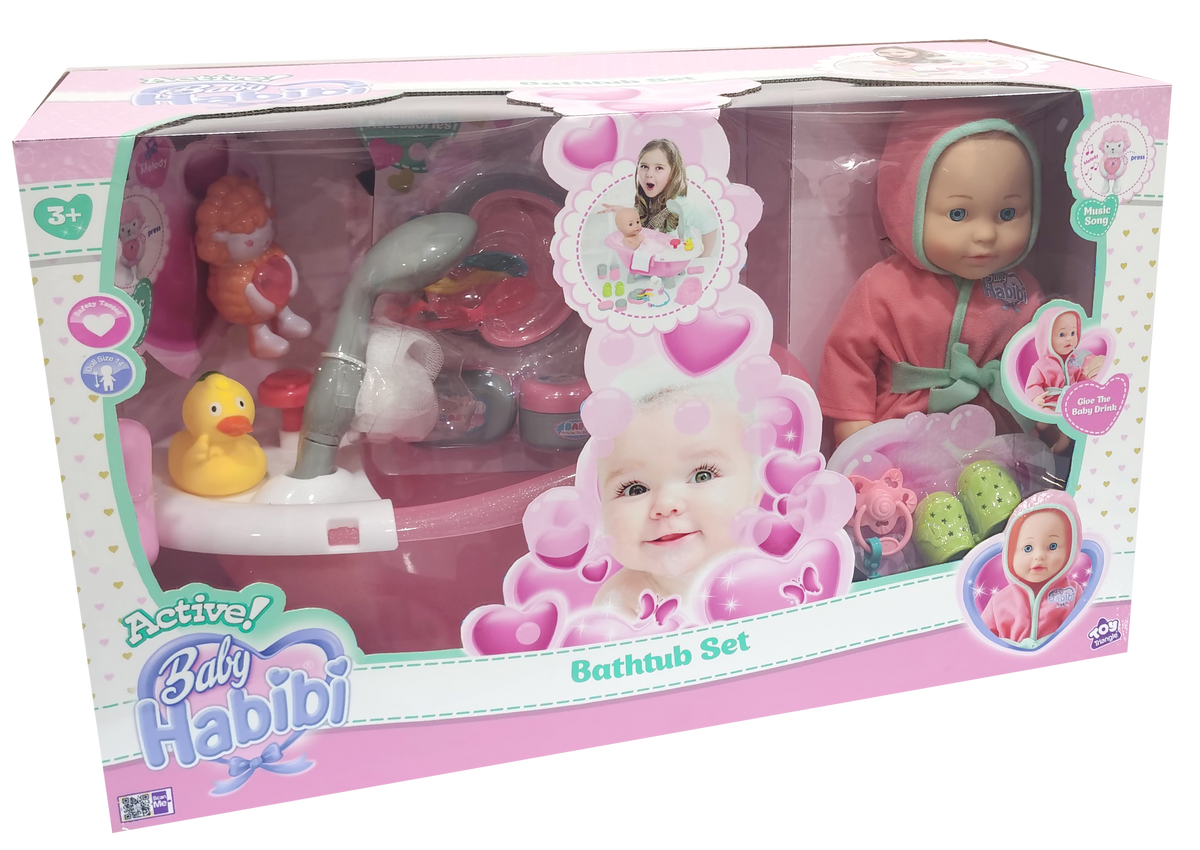 Baby Habibi Doll Bathtub Set – Toys4me