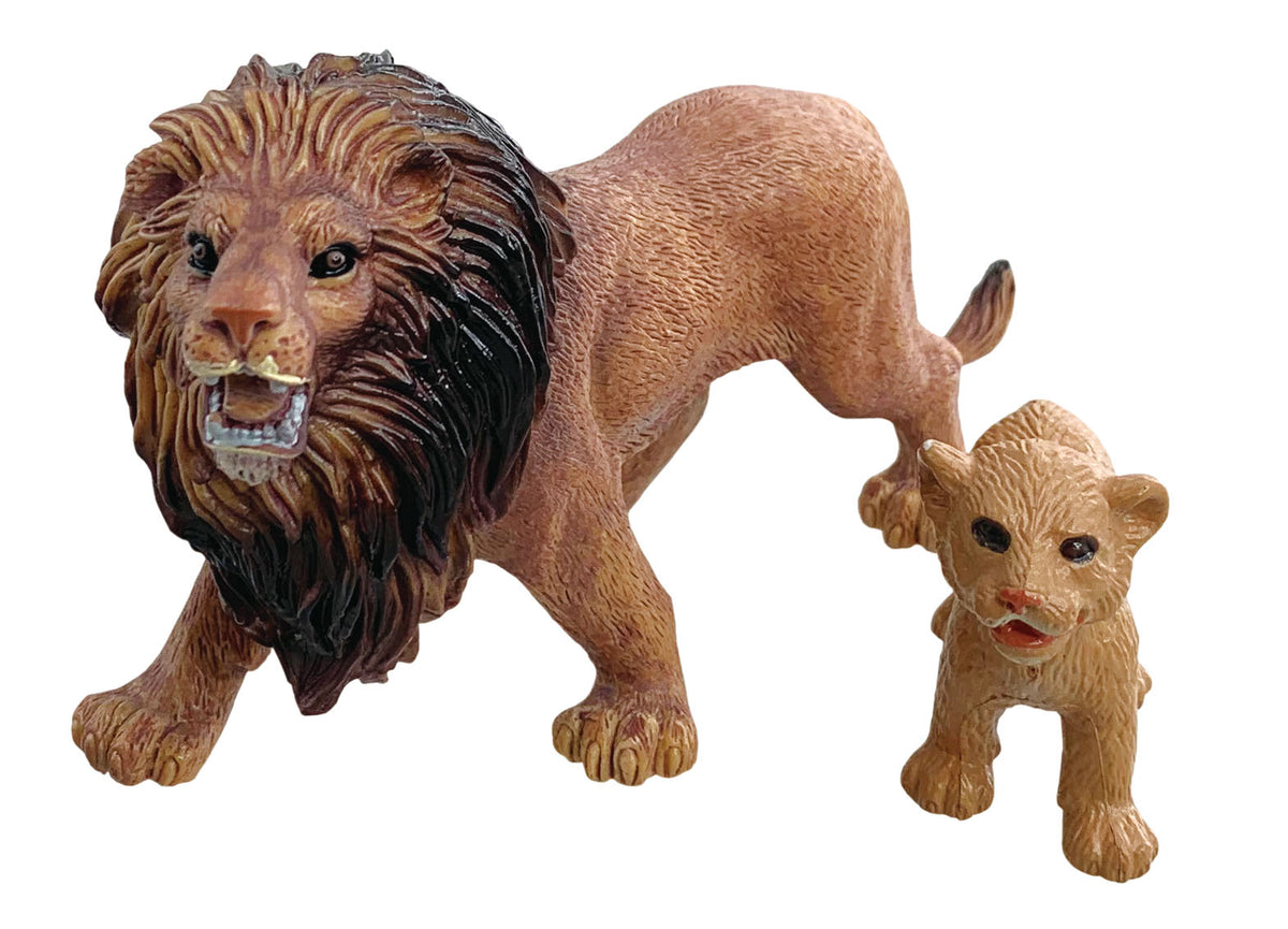 Animal Planet 2 Pcs Lion In Open Touch Box – Toys4me