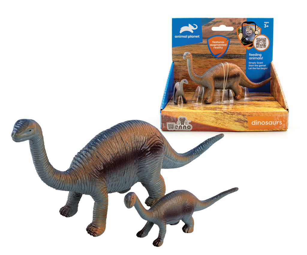 Animal Planet 2 Pcs Diplodocus In Open Touch Box – Toys4me