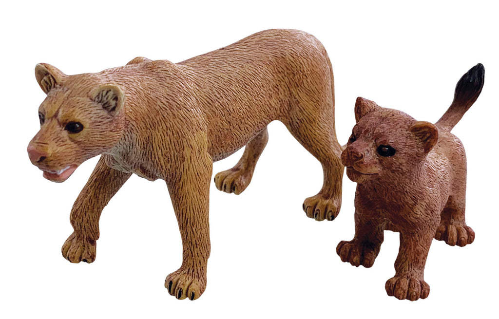 Animal Planet 2 Pcs Lioness In Open Touch Box – Toys4me