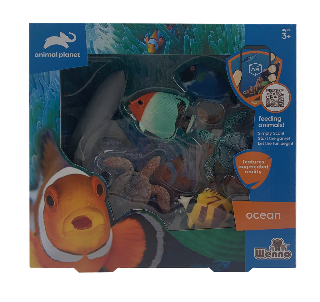 Animal Planet 6 Pcs Ocean Animal In Window Box – Toys4me