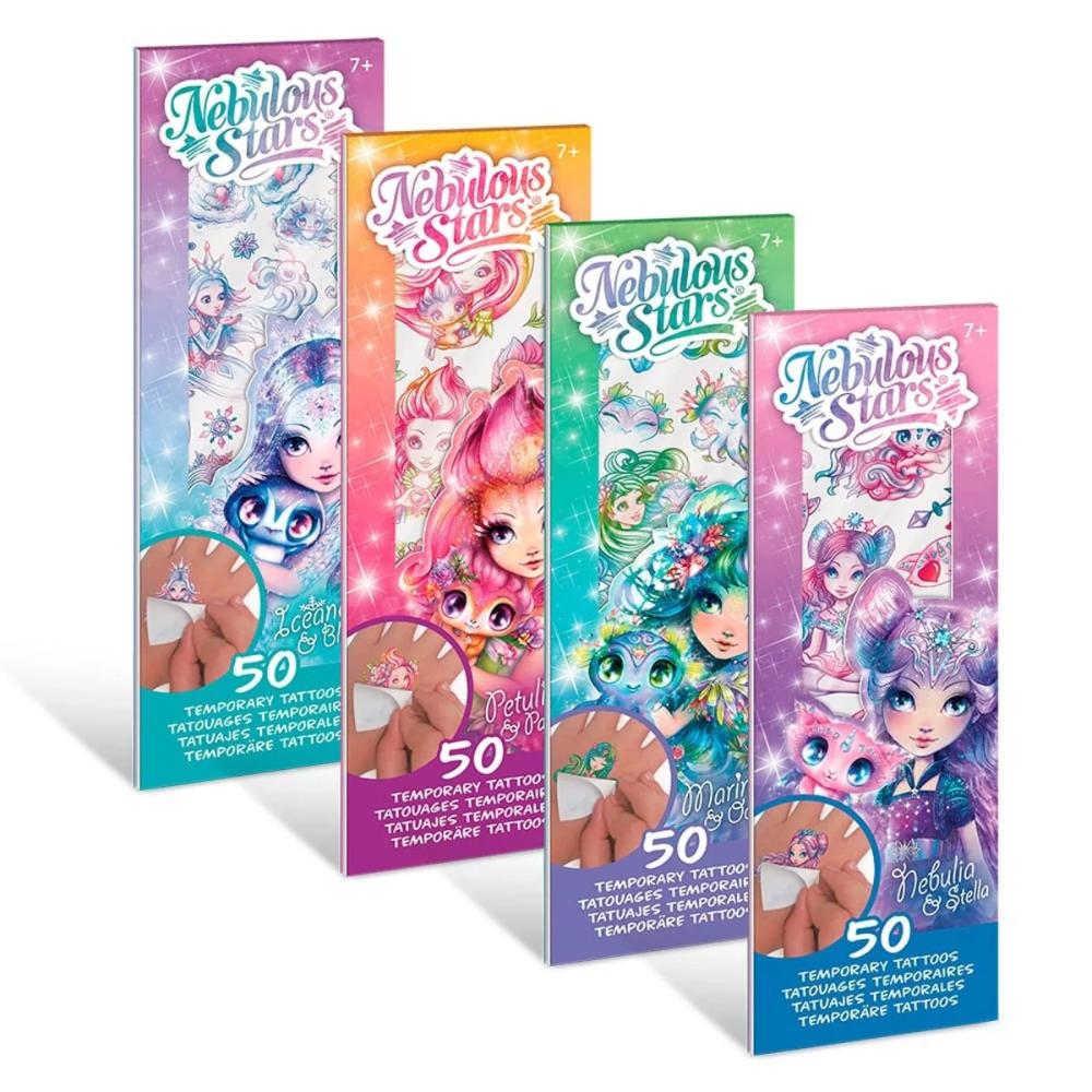 Nebulous Stars - Temporary tattoos assorted – Toys4me