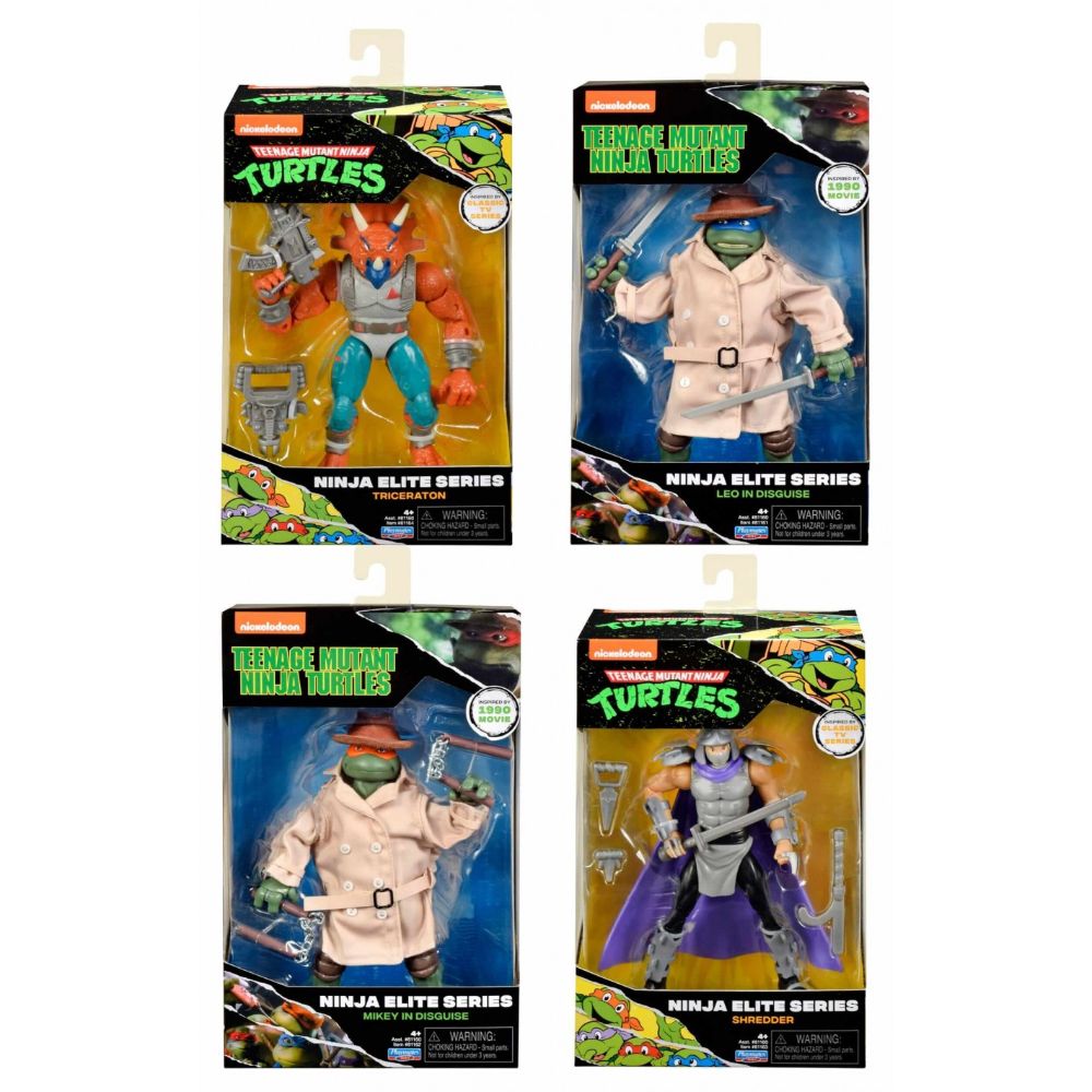 Playmate Toys Teenage Mutant Ninja Turtles Elite Series 6 Inch Assorte ...