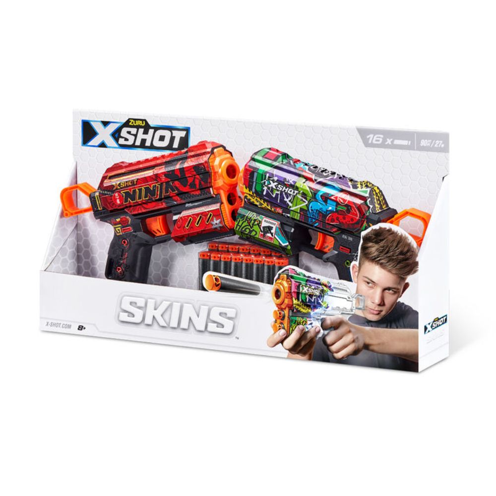 X Shot - Skin Flux 2 Pack – Toys4me
