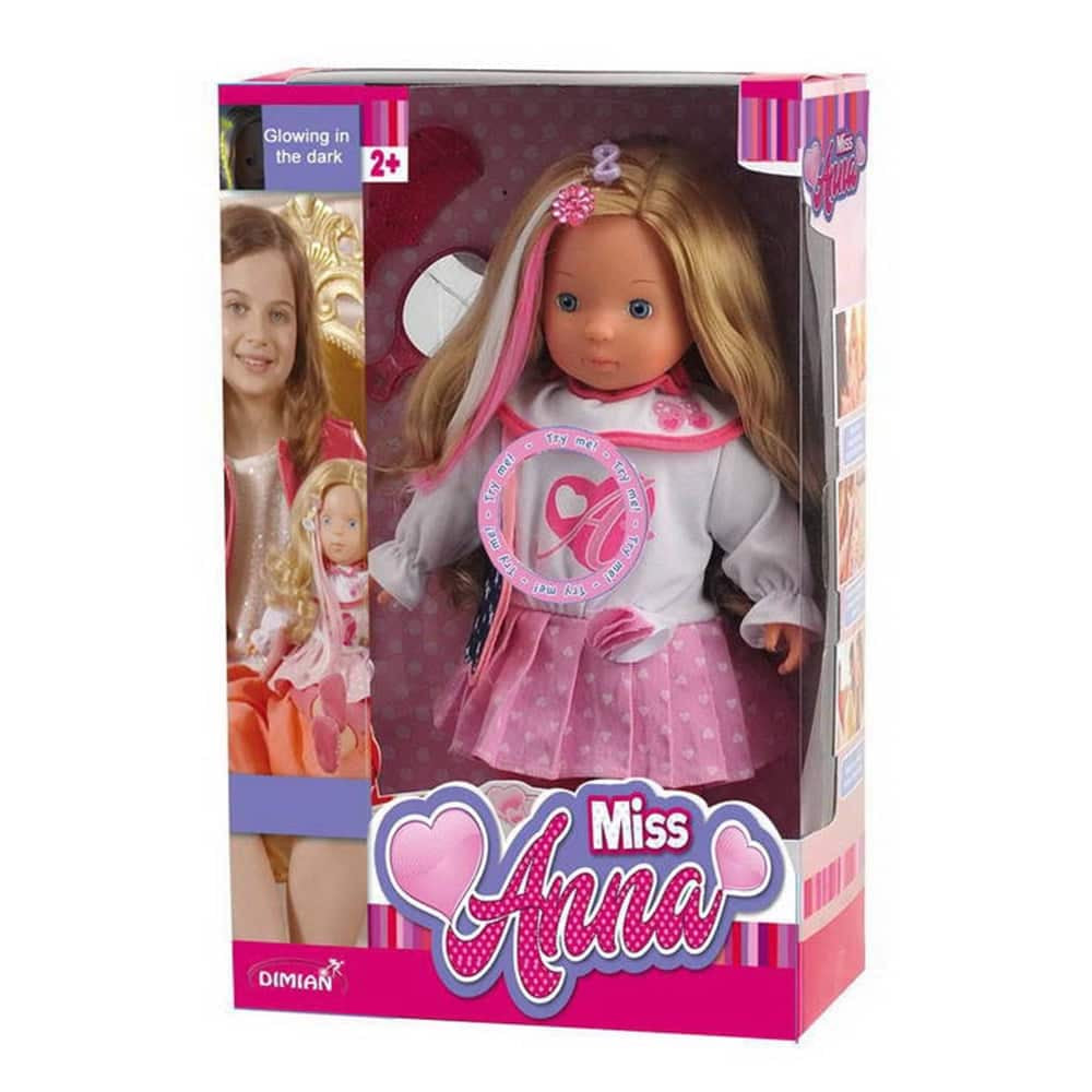 Bambolina Miss Anna Doll with Glow in the Dark Hair – Toys4me