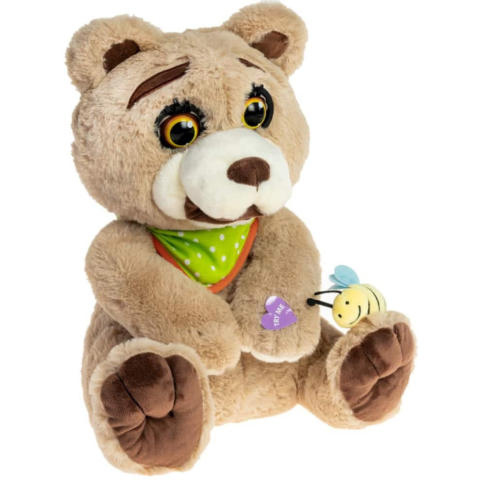 Dimian Cuddly Toy Bear Hugo Storyteller – Toys4me