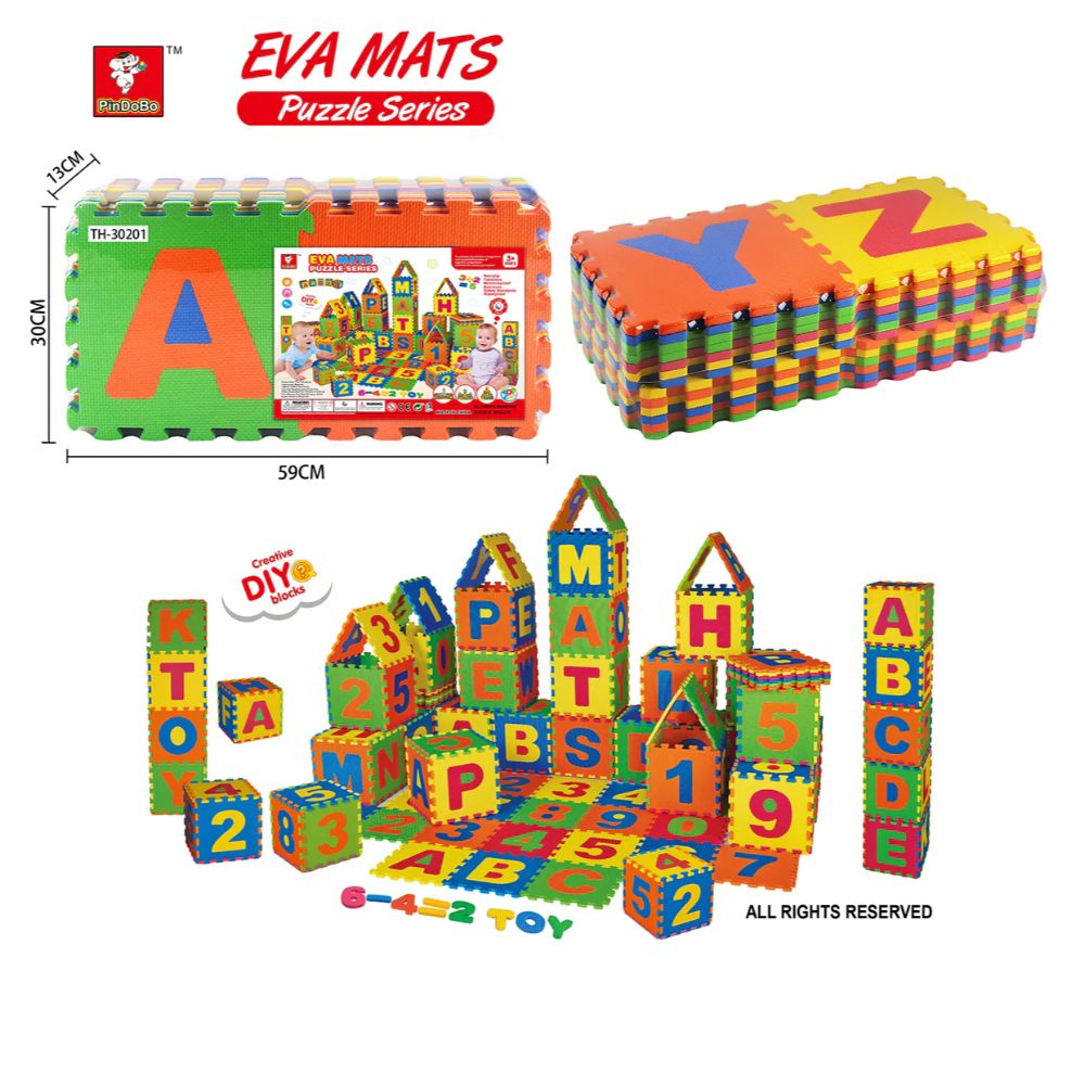 Eva Puzzle Mat English Alphabet 26pcs – Toys4me