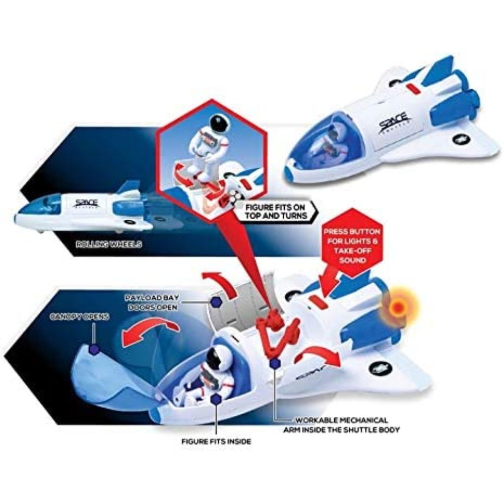 Astro Venture: Space Rover and Shuttle Combo Set – Toys4me