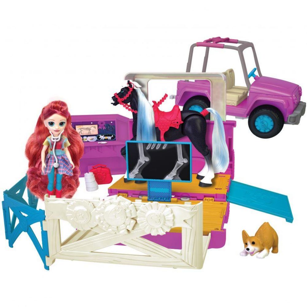 Winner`S Stable Deluxe Vet Trailer Playset – Toys4me