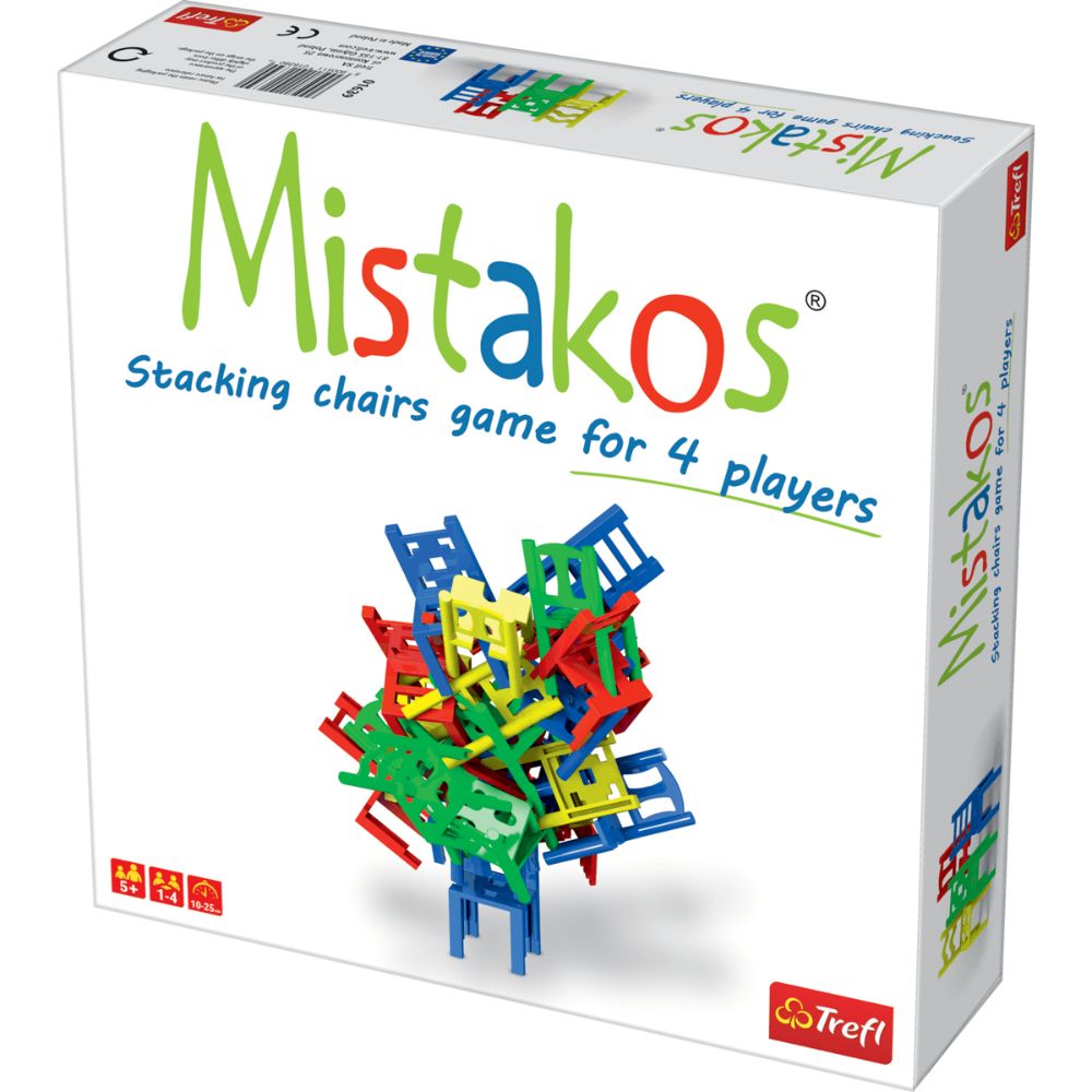 Trefl Stacking Chairs Game for 4 Players – Toys4me