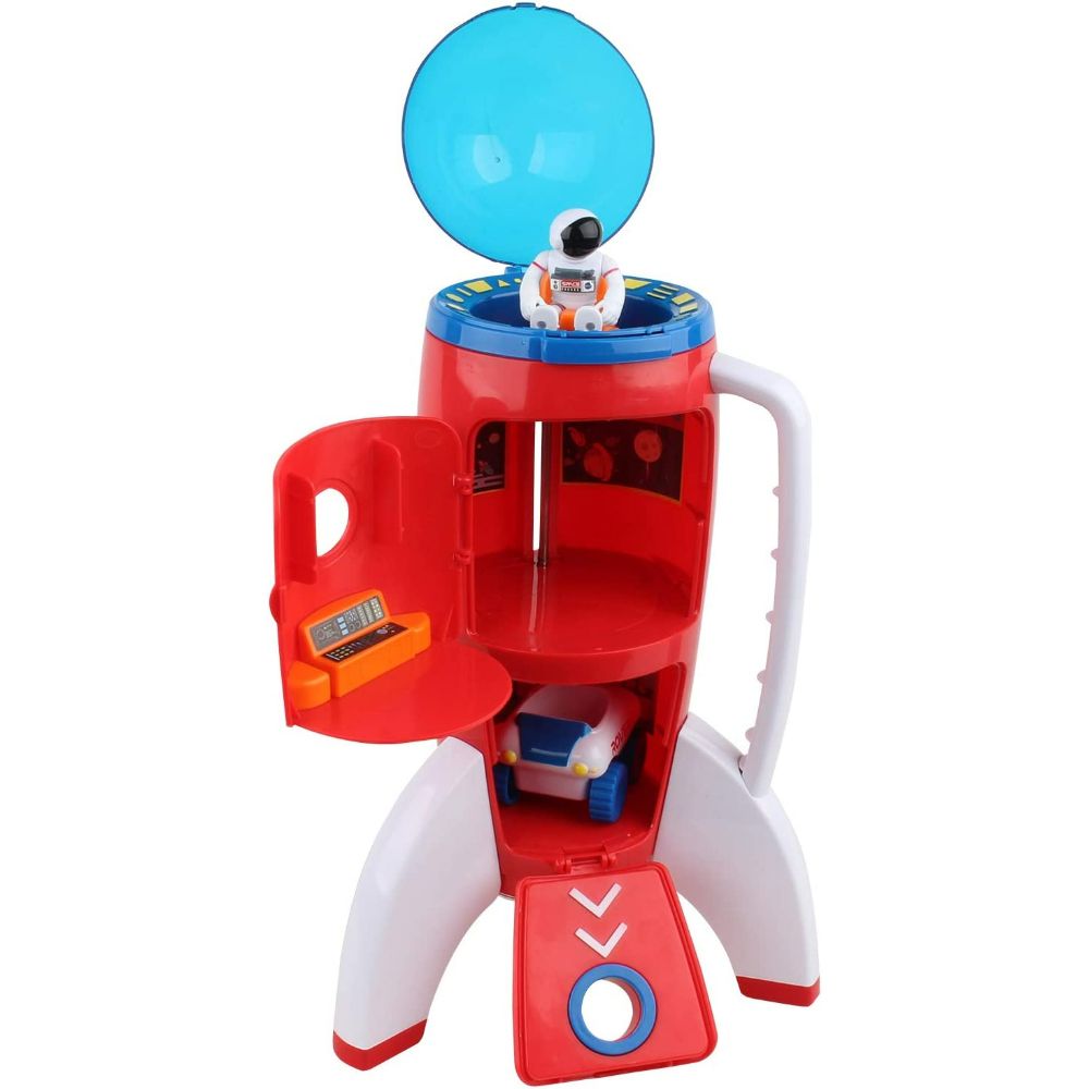 Astro Venture: Space Rocket with Light & Sound – Toys4me
