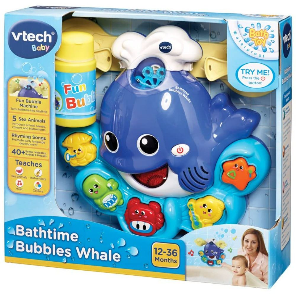 VTech Bathtime Bubbles Whale – Toys4me
