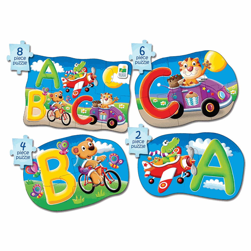 The Learning Journey My First Puzzle Sets 4-In-A-Box Puzzles - Abc ...