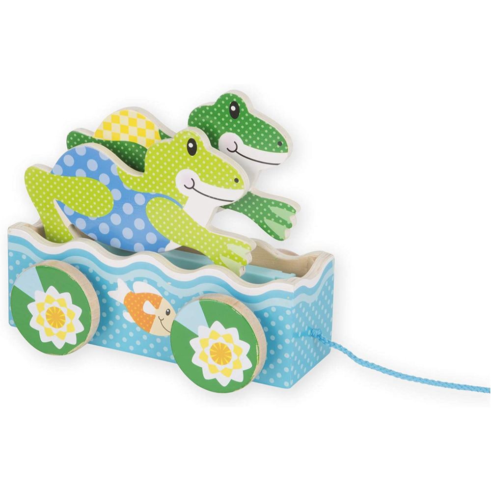 Melissa & Doug First Play Friendly Frogs Pull Toy – Toys4me