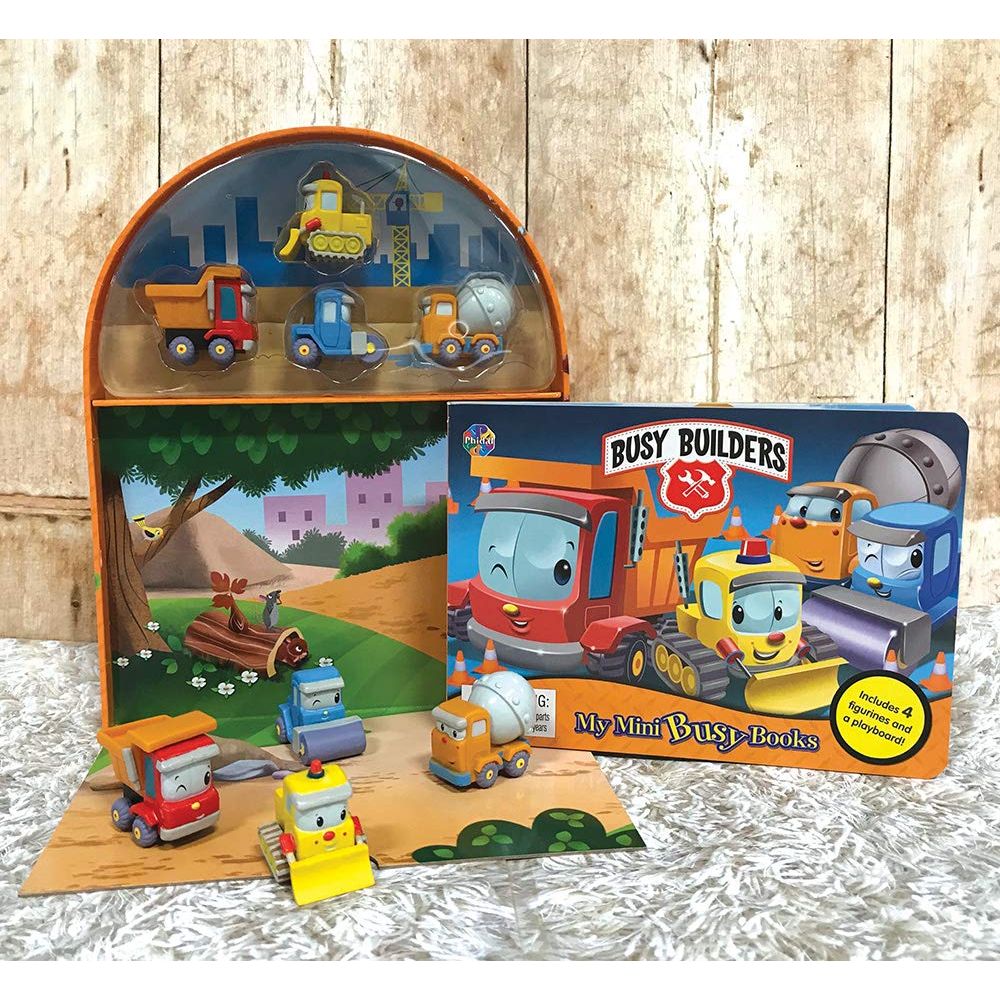 Phidal - Busy Builders Mini Busy Books – Toys4me