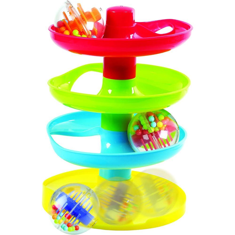 Playgo Super Spiral Tower Ball Drop & Roll – Toys4me
