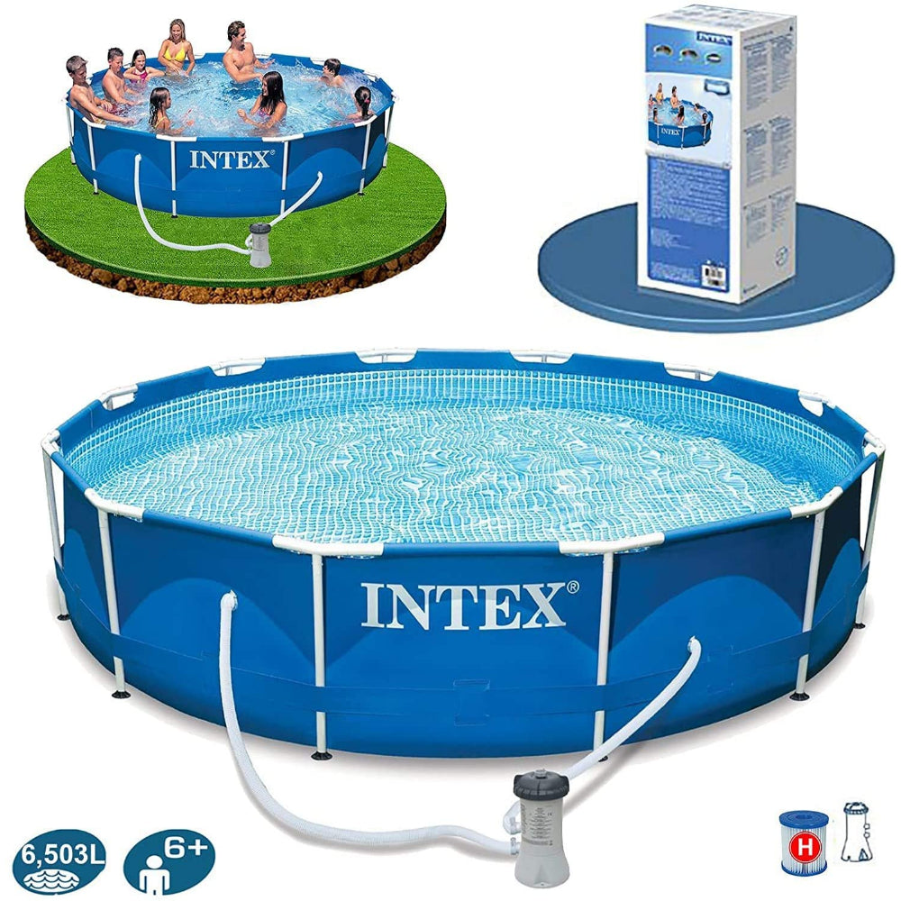 Intex Metal Frame Pool Set 28212 – Toys4me