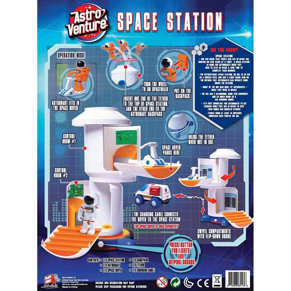 Astro Venture Space Station Light & Sound – Toys4me