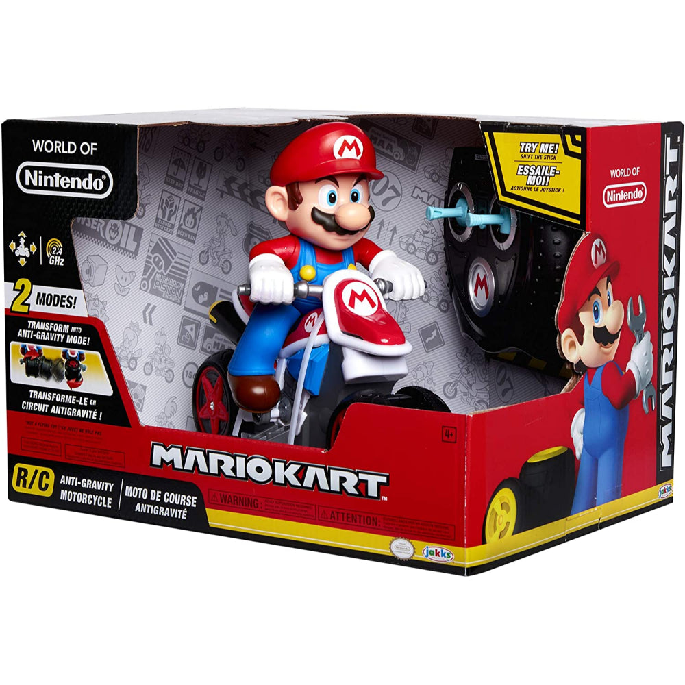 Nintendo Super Mario Kart 8 Mario Anti-Gravity RC Motorcycle 2.4Ghz ...