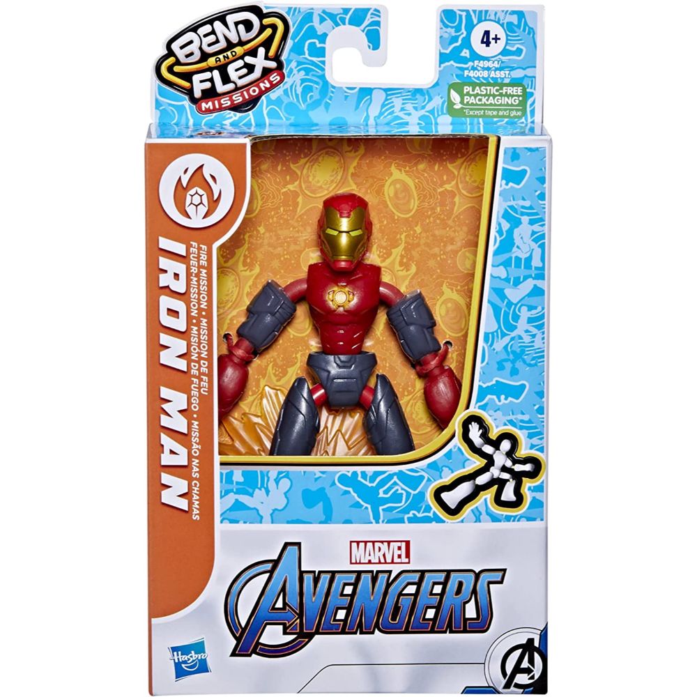 Bend & Flex Avengers Iron Man – Toys4me