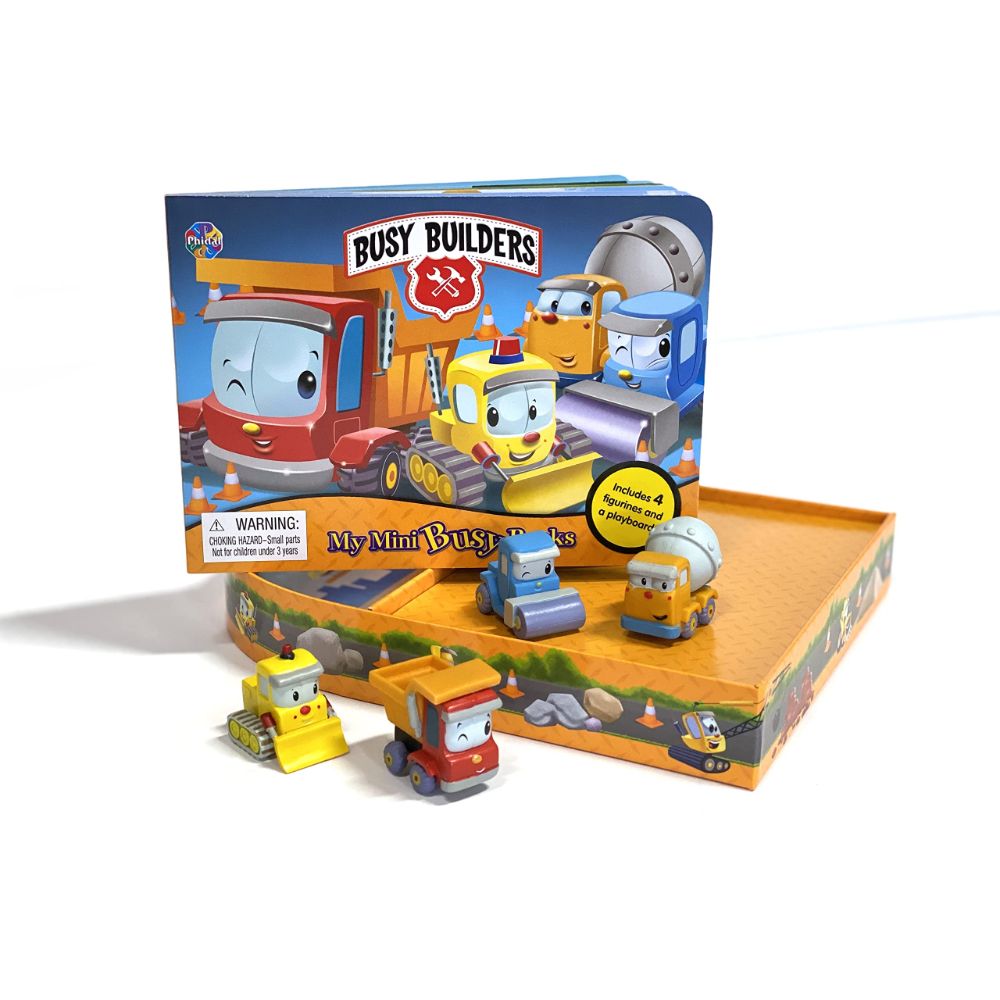 Phidal - Busy Builders Mini Busy Books – Toys4me