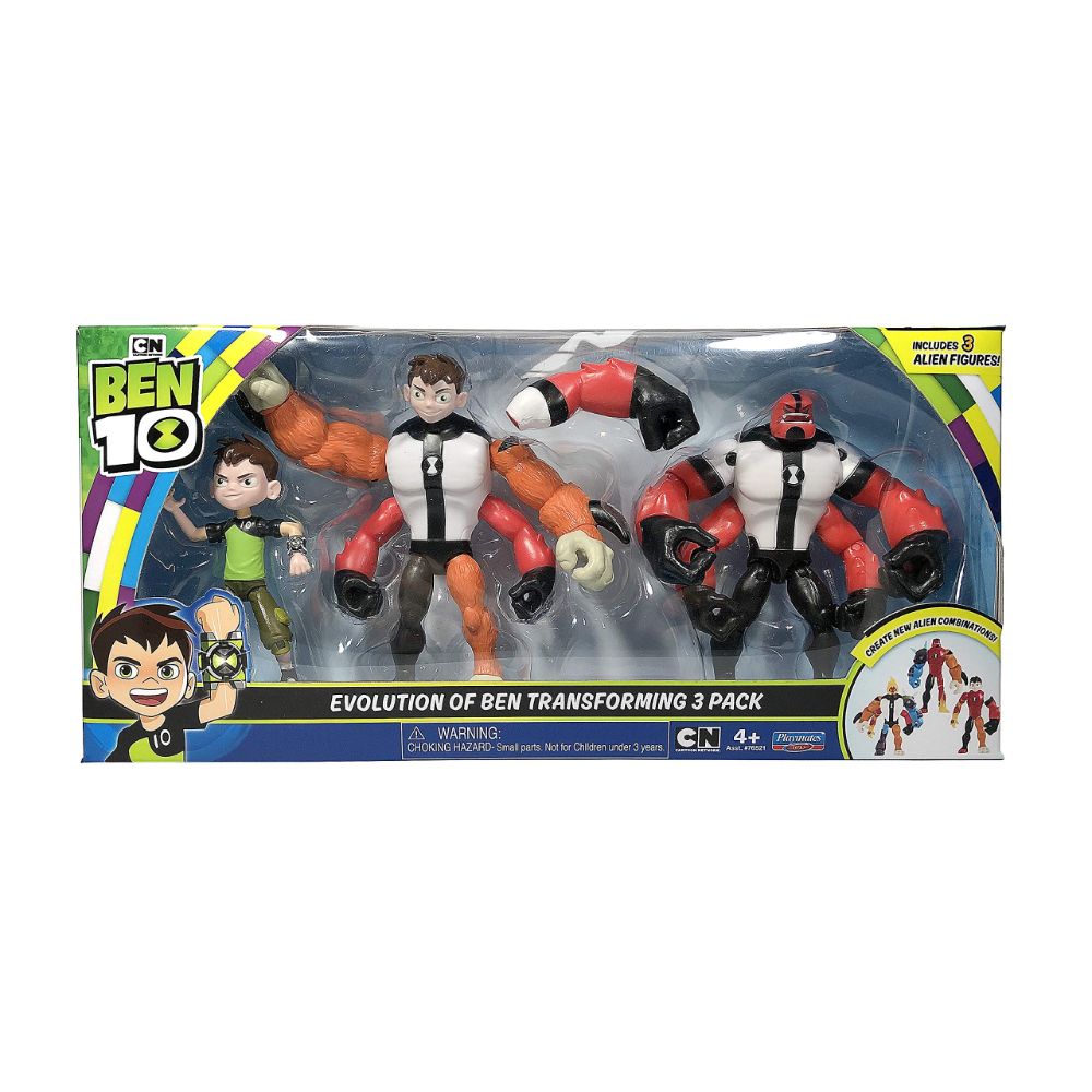 Ben 10 Evolution Of Ben Transforming 3Pk – Toys4me