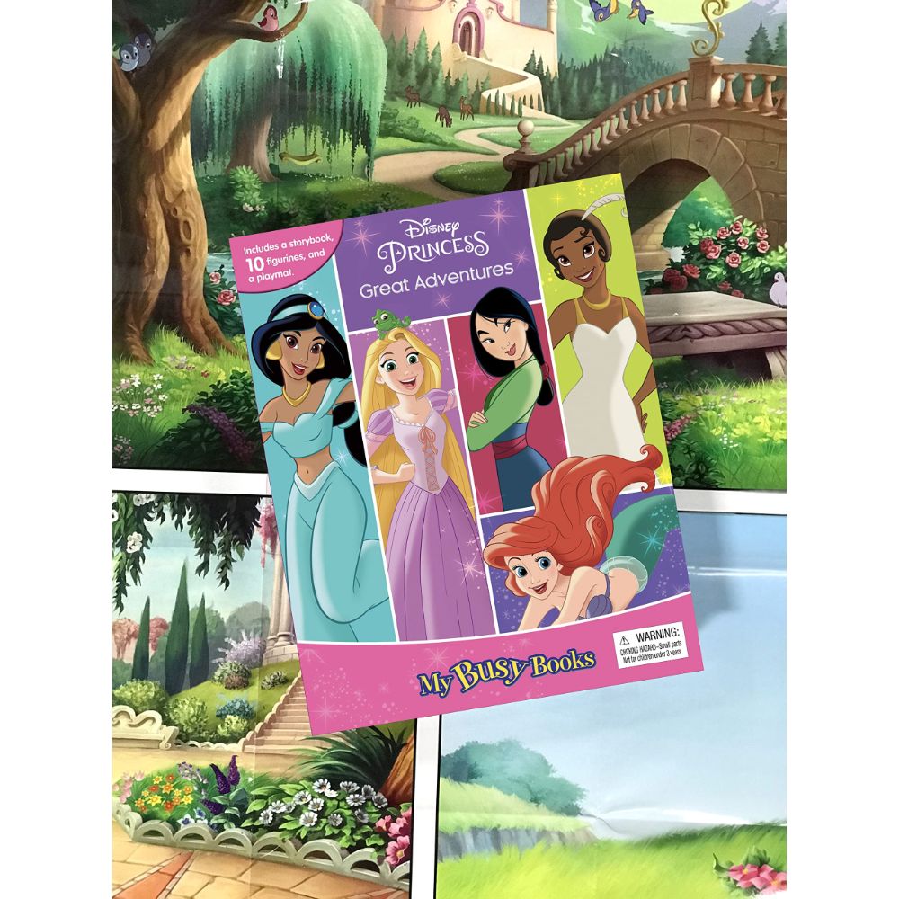 Phidal - Disney Princess Great Adventure My Busy Books – Toys4me