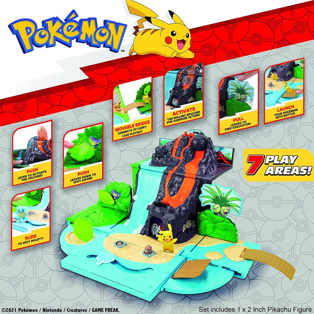 Pokemon Carry Case Volcano Playset – Toys4me
