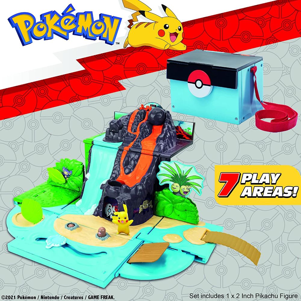 Pokemon Carry Case Volcano Playset – Toys4me