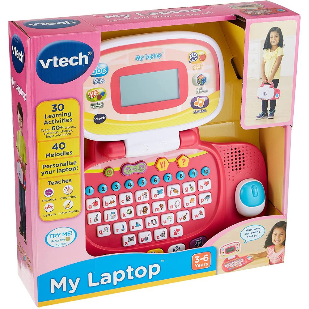 Vtech My Laptop- Pink – Toys4me