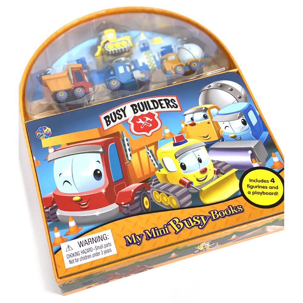 Phidal - Busy Builders Mini Busy Books – Toys4me