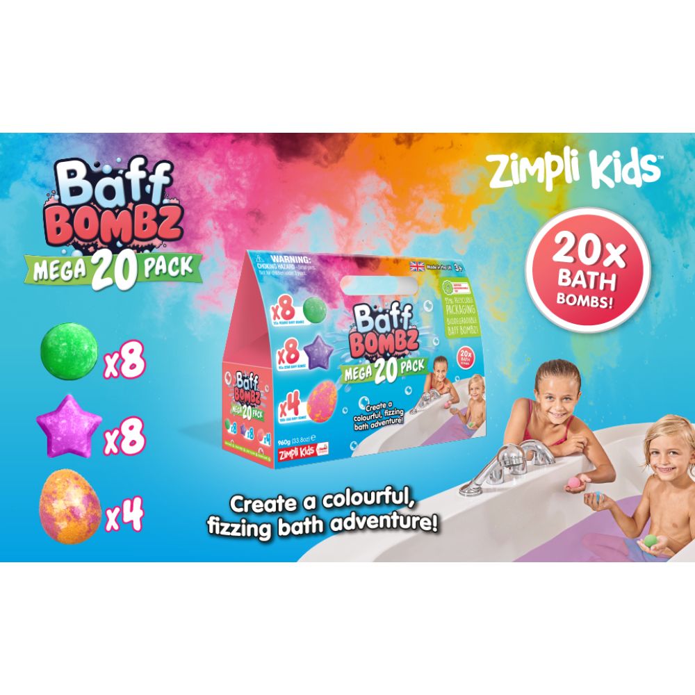 Zimpli Kids Baff Bombs Mega Pack – Toys4me