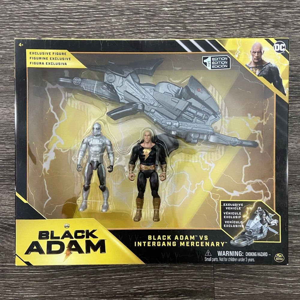 DC Black Adam VS Intergang Mercenary – Toys4me