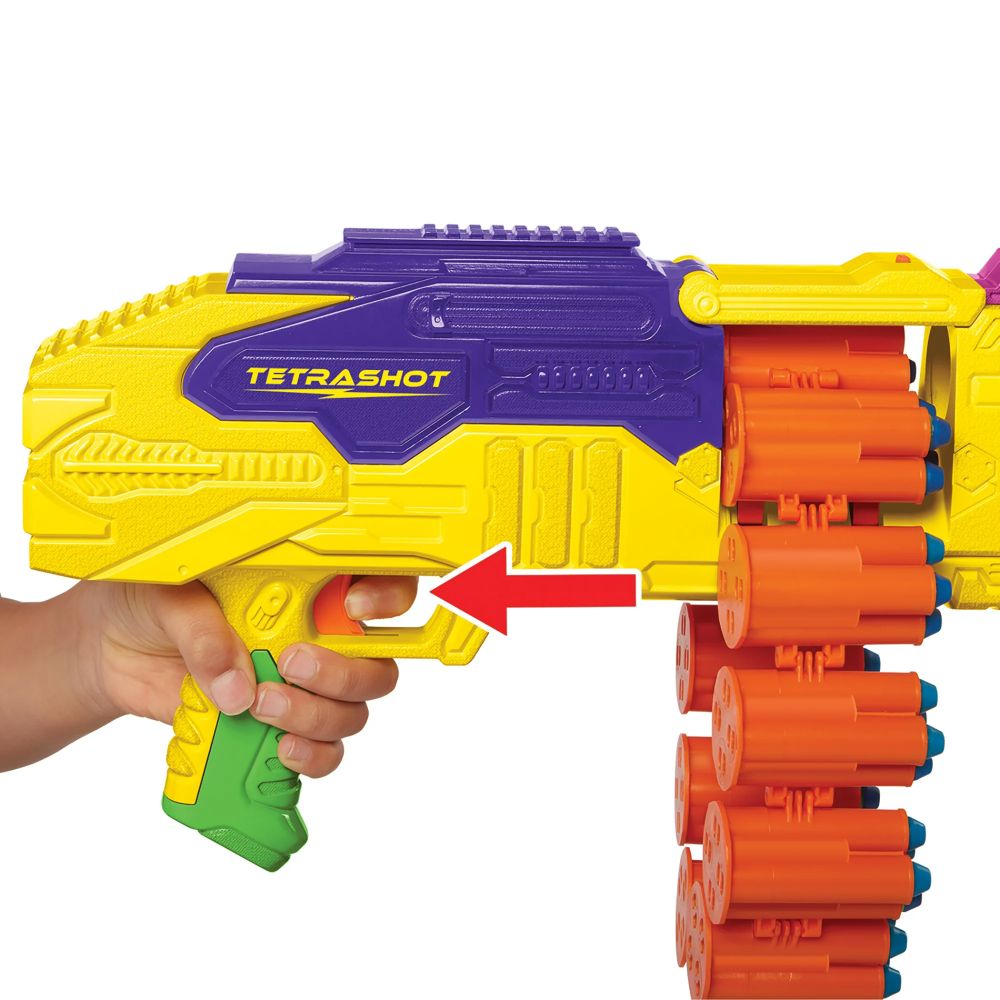 Buzz Bee Air Warriors Tetrashot Blaster – Toys4me
