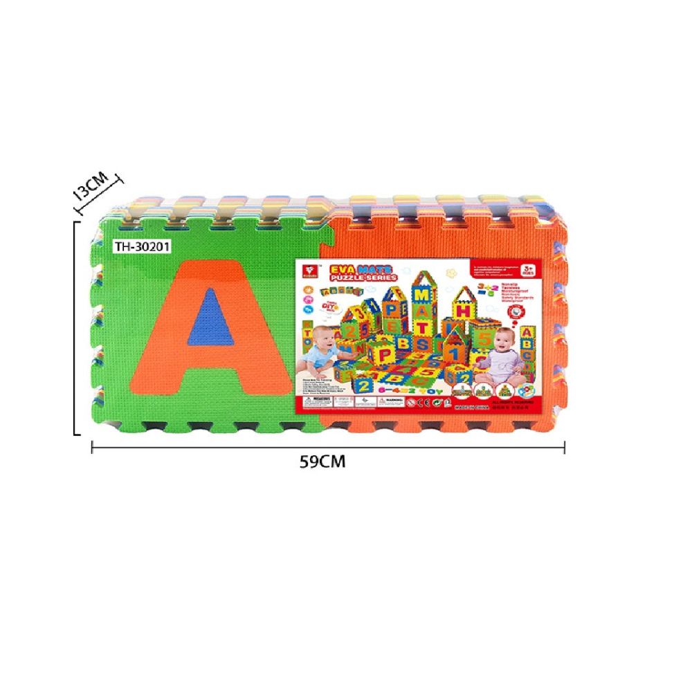 Eva Puzzle Mat English Alphabet 26pcs – Toys4me