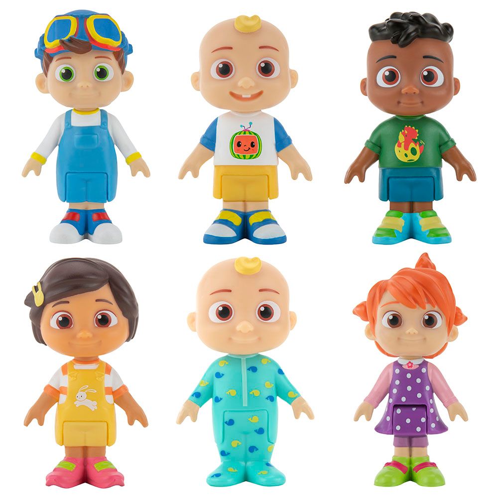 Cocomelon Family Set of 6 Figure Pack – Toys4me