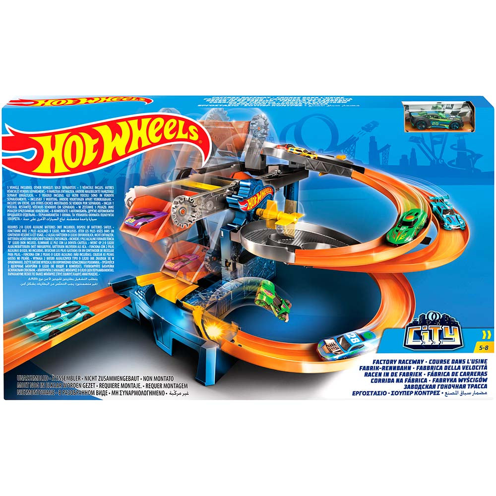 Hot Wheels - Factory Raceway Play Set – Toys4me